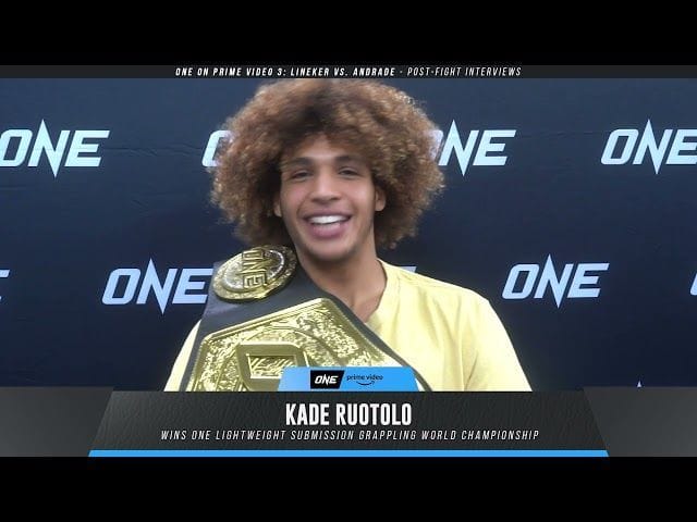 “Trying to show some change in the sport”– Kade Ruotolo says winning ...