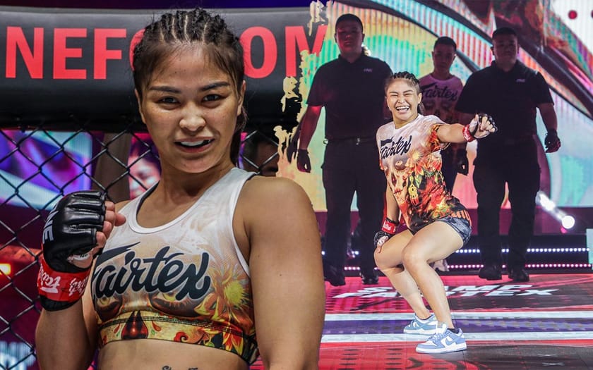 Stamp Fairtex will break out the ‘Stamp Dance’ anytime for the fans