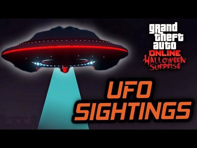 GTA Online UFO Sightseeing event complete map with all locations