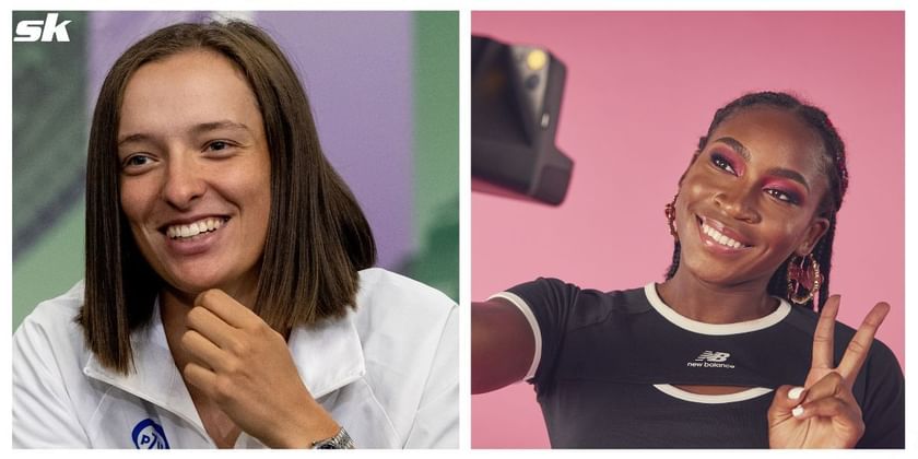 Iga Swiatek and Coco Gauff exchange pleasantries about their outfits at ...