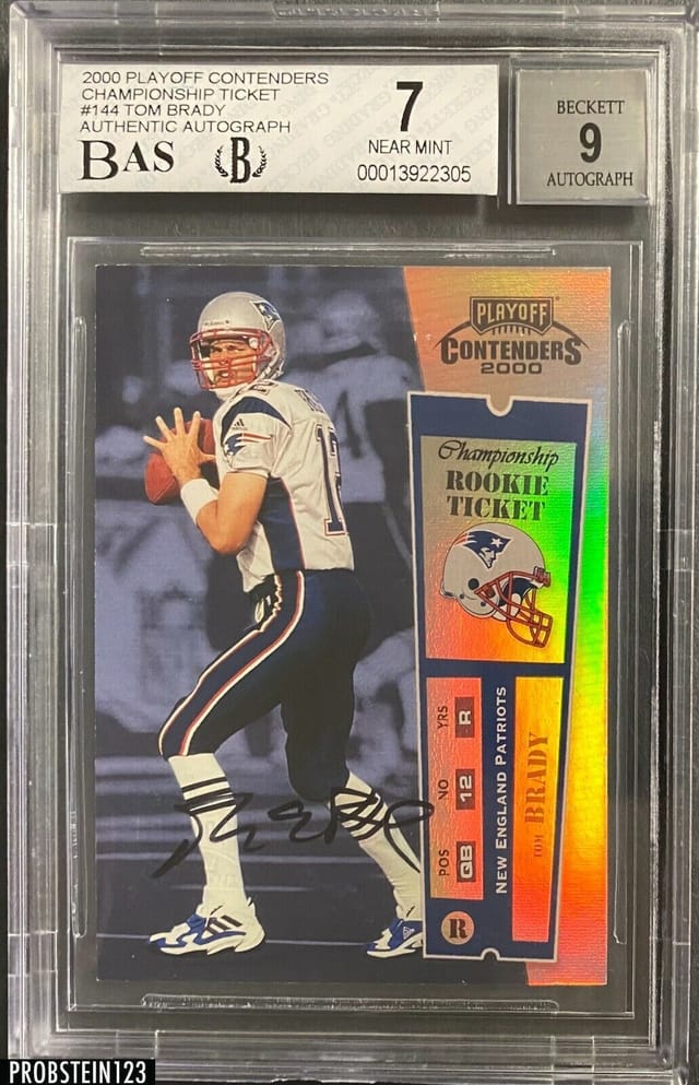 Tom Brady rookie card: Rare signed card sells for record $2.4 million