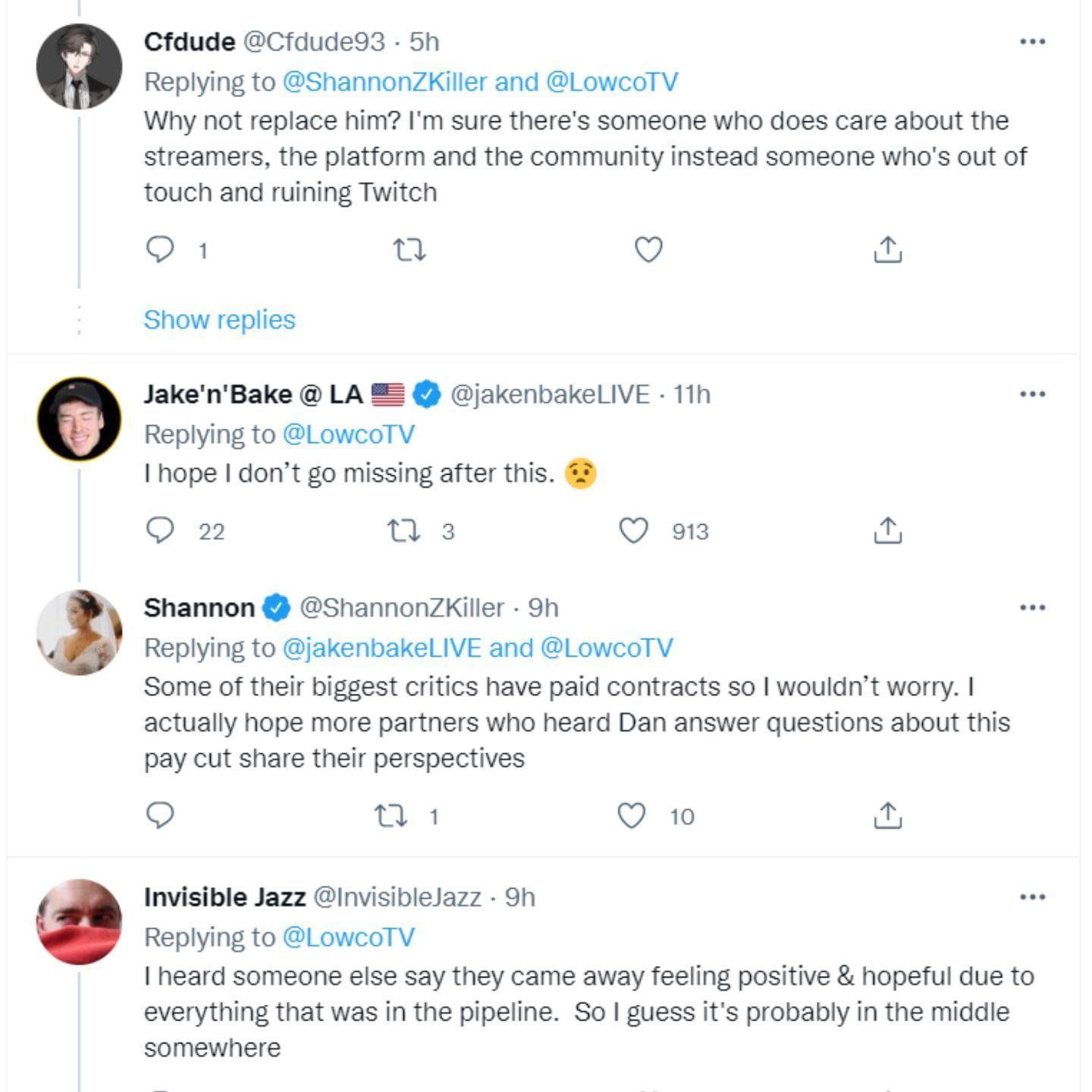 JakenBake shares his experience after meeting Twitch president