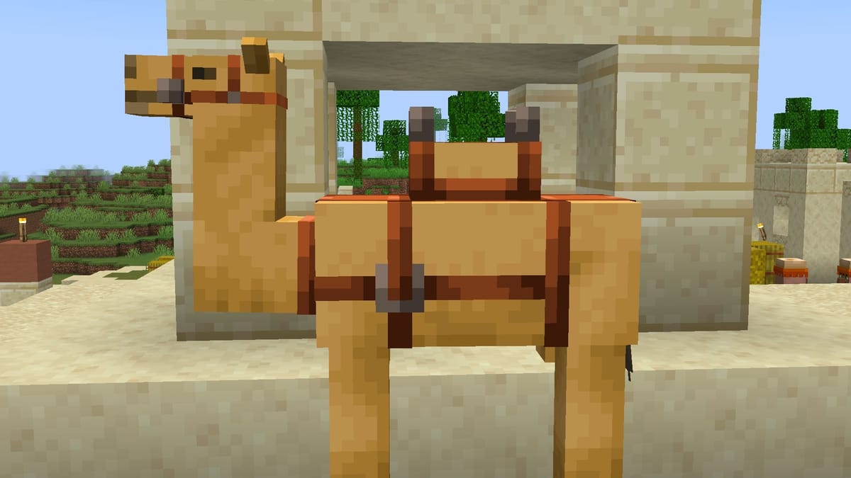 How to ride camel in Minecraft 1.20