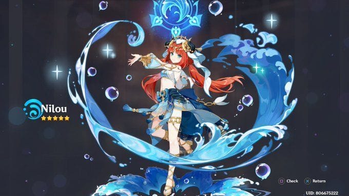 Best weapons for Nilou in Genshin Impact: F2P and other Sword options