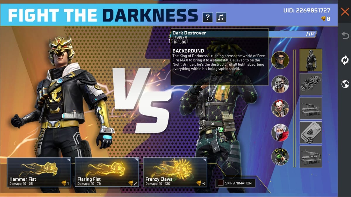 How to get free Roaring Knight Bundle in Free Fire MAX