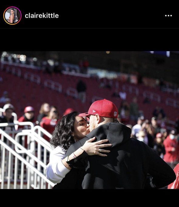 Who is George Kittle's wife, Claire Kittle?