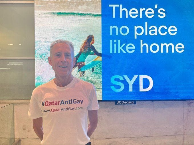 Activist Peter Tatchell arrested for staging protest against anti-gay ...