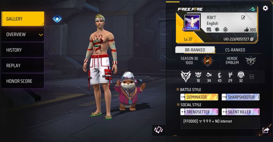 Free Fire colorful signature: Codes and detailed guide