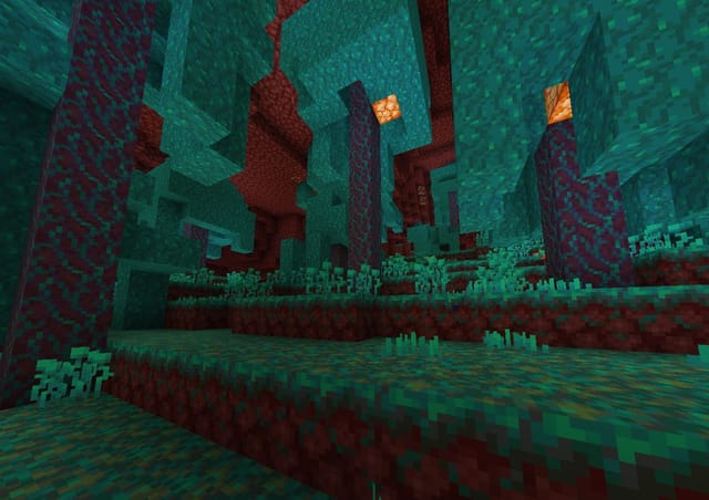 Warped Forest in Minecraft