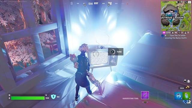 Where to tune the TV in Fortnite Chapter 3 Season 4