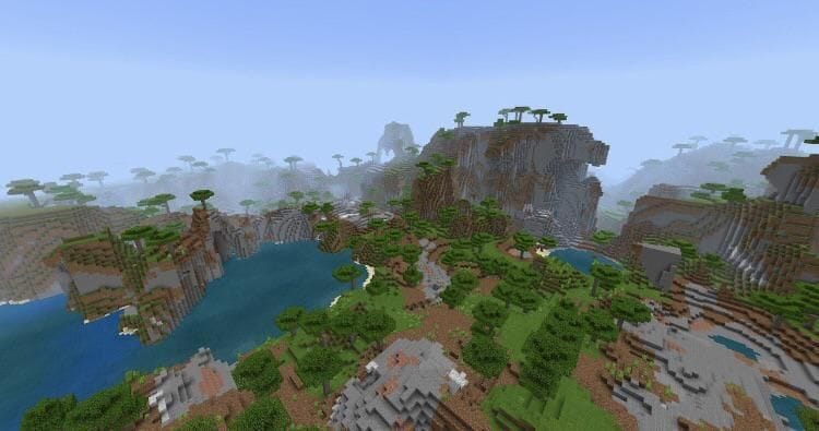 Savanna in Minecraft