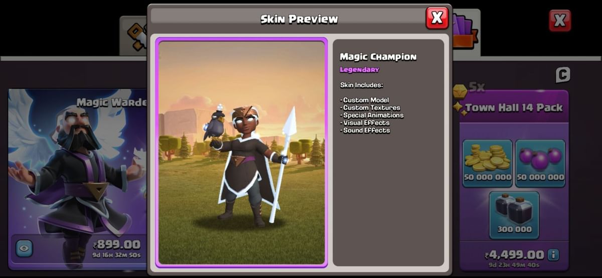 Magic Champion hero skin: Latest Cosmetic Upgrade for Royal Champion in ...