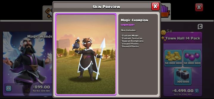 Magic Champion hero skin: Latest Cosmetic Upgrade for Royal Champion in ...