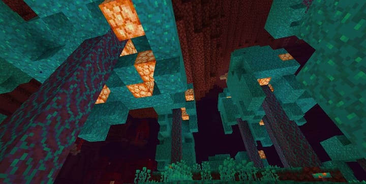 Warped Forest in Minecraft
