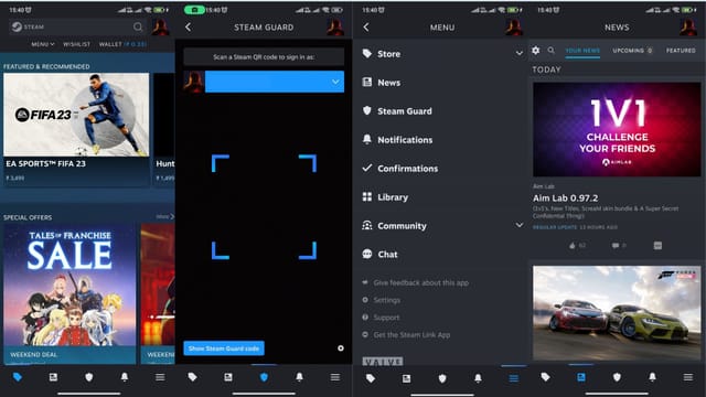 Steam launches revamped mobile app with new features