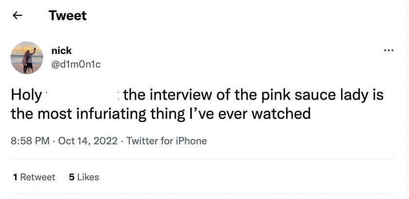 "Most infuriating thing I've ever watched": Interview with Pink Sauce ...