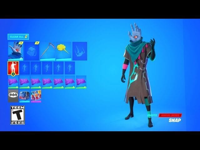 Is Fortnite Sinister Glare skin secretly reactive to Snap emote?