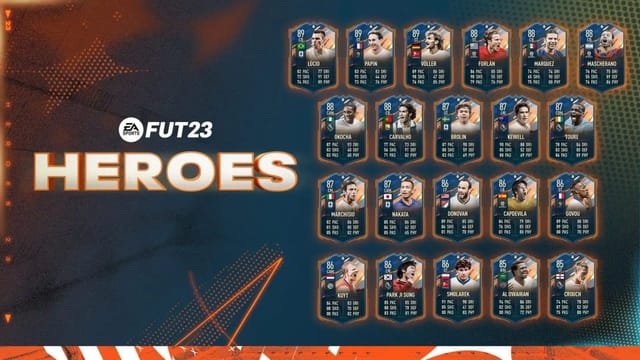 FIFA 23 Max 87 FUT Hero Upgrade SBC: Complete list of all obtainable ...