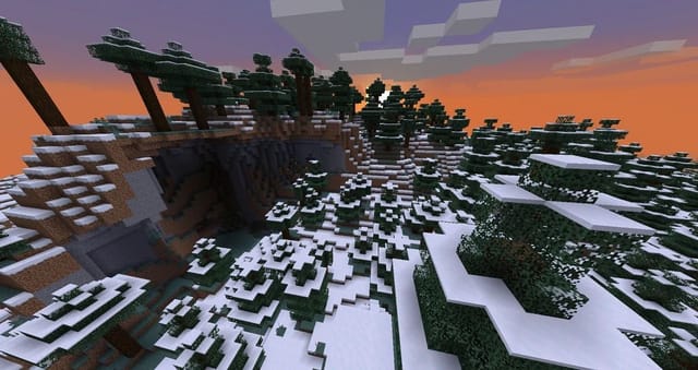 Snowy Taiga in Minecraft