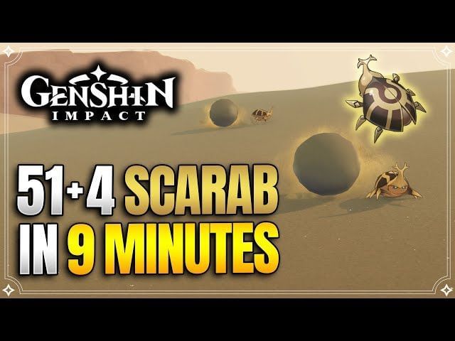 Genshin Impact Scarab locations with map: Fastest farming routes and spots