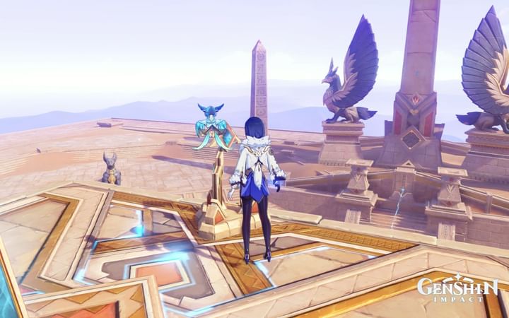 Genshin Impact Pyramid puzzle guide to get Luxurious chest at the top ...