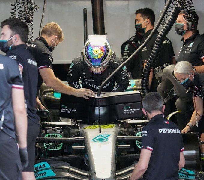 In Pictures: Lewis Hamilton meets renowned film KGF's superstar