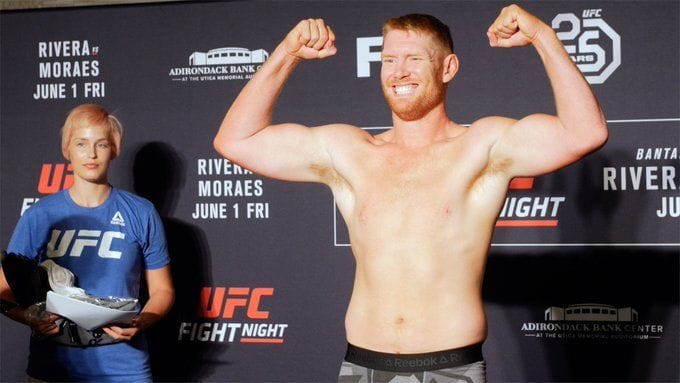 Why did UFC release Sam Alvey?