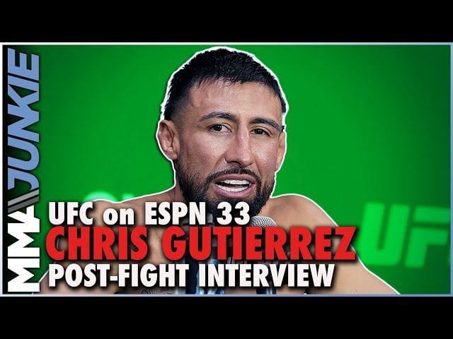 Chris Gutierrez UFC record: How has Frankie Edgar's retirement fight ...