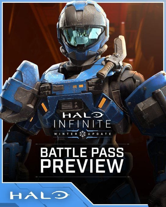 Halo Infinite Winter Update - All Battle Pass rewards