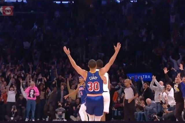 Watch: When Pete Davidson photobombed Steph Curry’s 3-point record in 2021