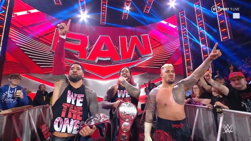 The Bloodline defeat former champions on RAW following their victory at ...
