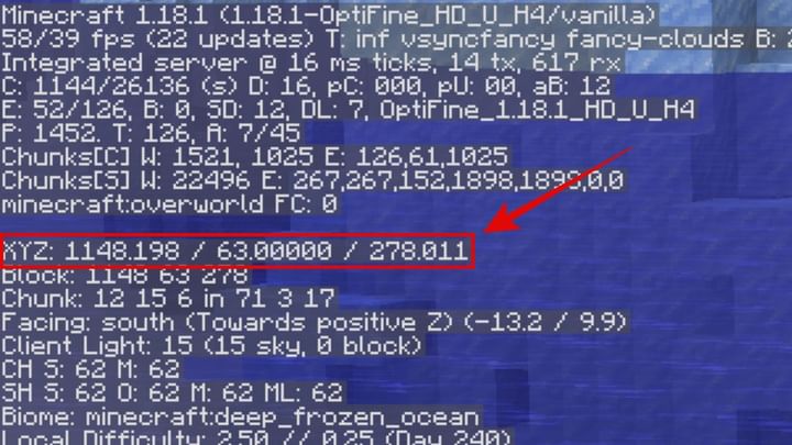 Minecraft F3 debug screen guide for beginners