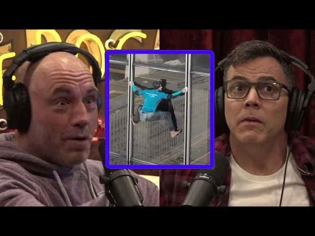 Joe Rogan freaks out about kids climbing skyscrapers barefoot