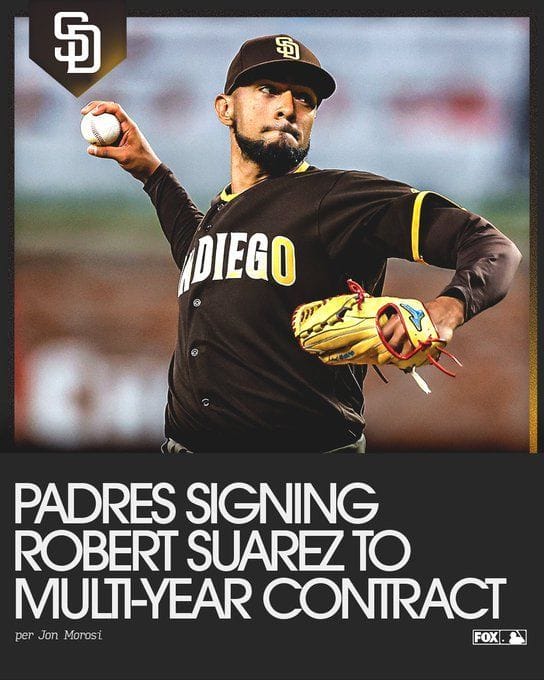 Robert Suarez contract: A look at the Padres pitcher's lucrative new deal