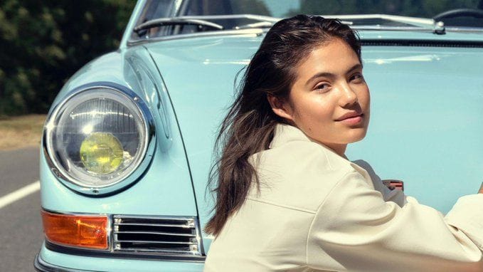 In pictures: Emma Raducanu dazzles in glamorous Porsche photoshoot