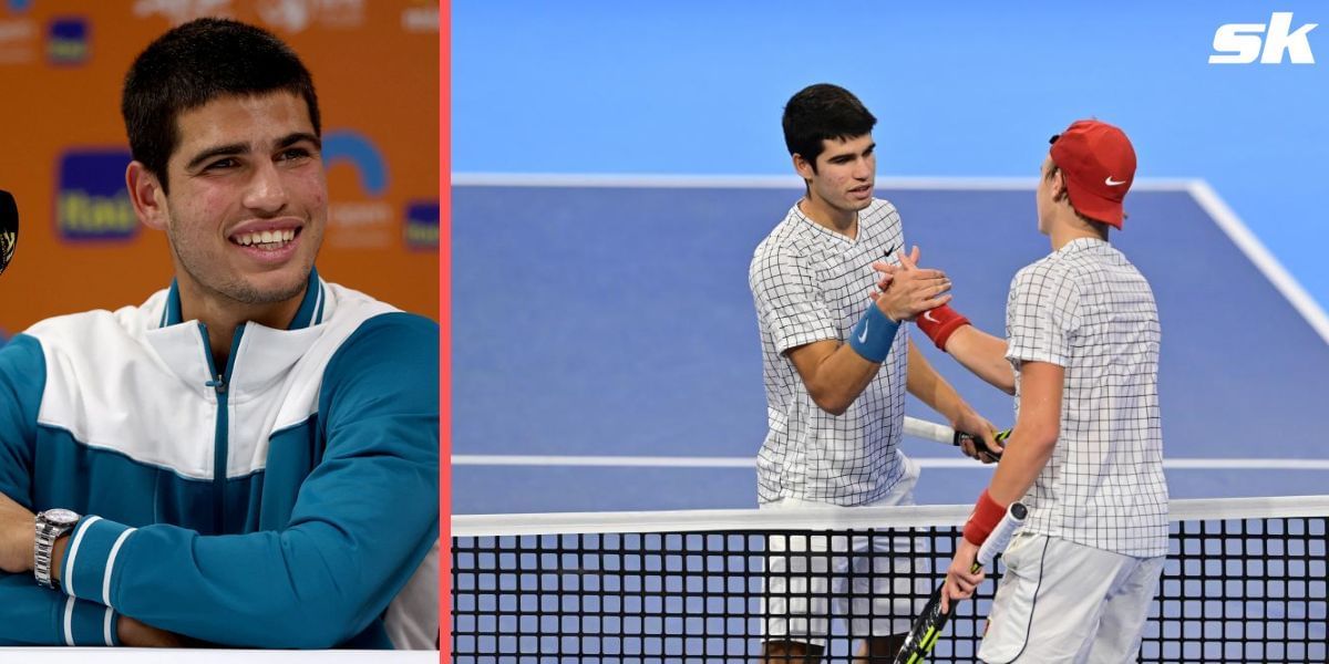 Carlos Alcaraz reacts to meeting childhood doubles partner and Next Gen ...