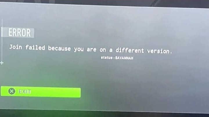 Modern Warfare 2 'Join failed because you are on a different version' error : How to fix ...
