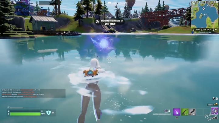 Fortnite: How to use the sensor backpack to record Zero Point energy ...