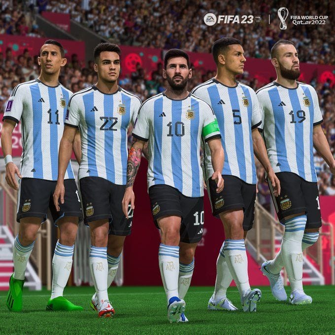 EA Sports simulate 2022 World Cup on FIFA 23: Lionel Messi's Argentina ...