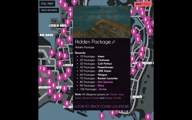 GTA Vice City Definitive Edition guide: Interactive map for all Hidden ...