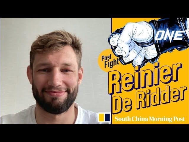 “I always bring it to the max” – Reinier de Ridder vows to give ...