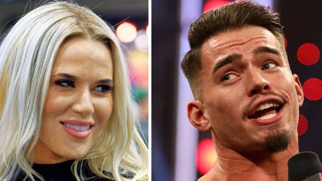 Lana (aka CJ Perry) reacts to Austin Theory's insane body transformation