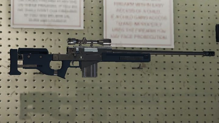 Sniper Rifle In GTA 5