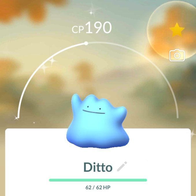 Pokemon Ditto Evolution Chart
