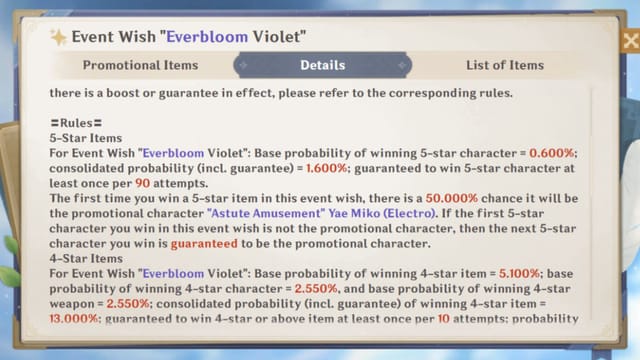 Genshin Impact Pity guide for Yae Miko and Tartaglia banners: Soft Pity ...