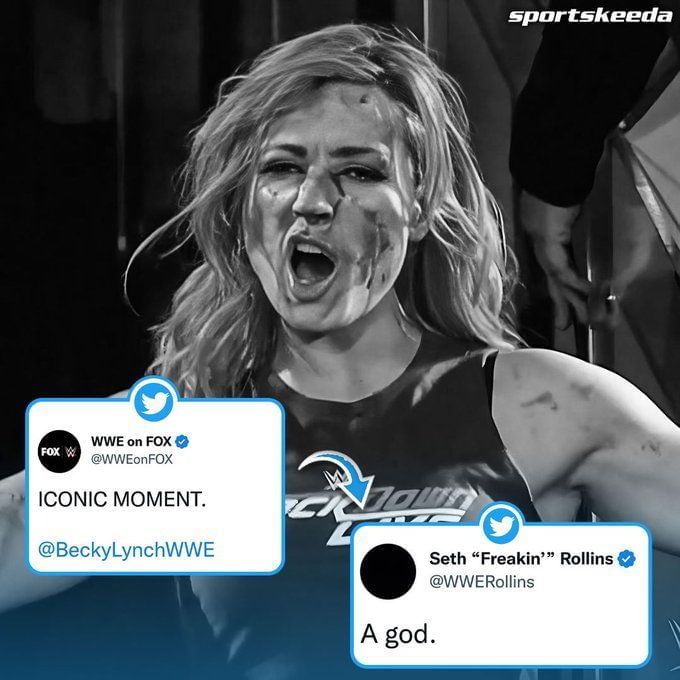 Nia Jax sends a 2-word message to Becky Lynch on the anniversary of her ...