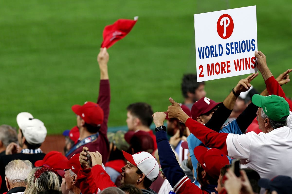 Corey Seidman: "The Phillies are now favored to win the World Series ...