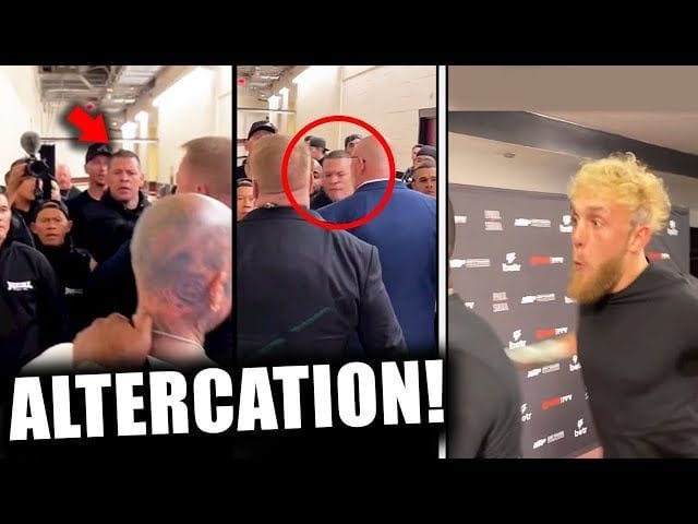 Who did Nate Diaz slap backstage at Jake Paul vs. Anderson Silva?