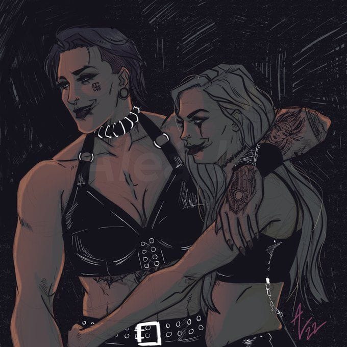 Rhea Ripley has one-word reaction to fantastic fan art with former tag ...