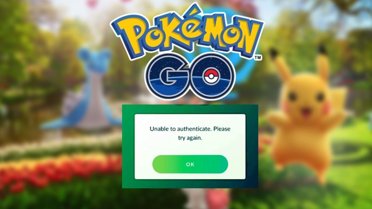 How To Fix Unable To Authenticate Error In Pokemon Go November 2022 0396